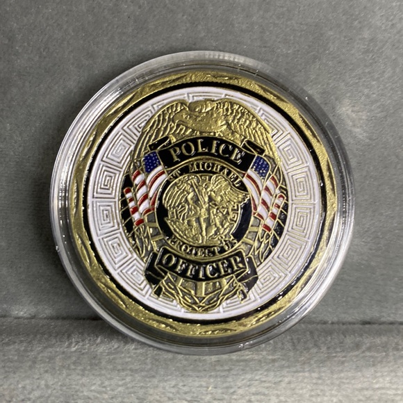 Other | St Michael Police Officer Challenge Coin | Poshmark